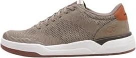 Skechers Baskets Corliss-Dorset pour Homme, Taupe, 45.5 EU
