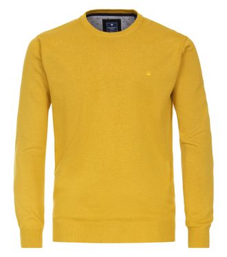 Redmond Herren Pullover mit Rundhals-Ausschnitt (500), Gr&ouml;&szlig;e:3XL, Farbe:Gelb (405)