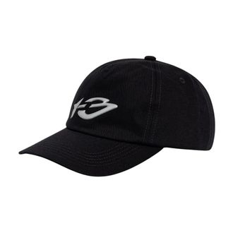 Yohji Yamamoto Homme, Accessoires, Noir, Taille: S/M Casquette Big LG