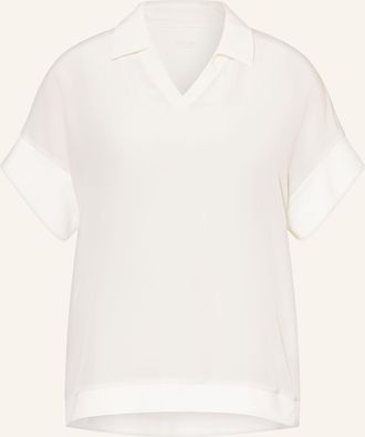 Marc Cain Blusenshirt Im Materialmix weiss