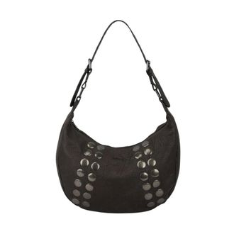 N&uacute;noo Femme, Sacs, Brun, Taille: ONE Size Small Stella Rivet Washed