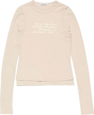 Acne Studios Femme, Tops, Beige, Taille: 36 FR Fn-Wn-Tshi000802