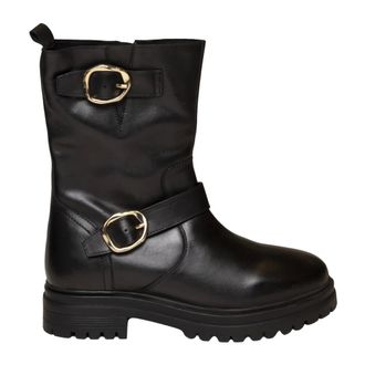 Gioseppo Bottes Motardes en Cuir 80009 - Femme - Chaussures - Noir - Taille: 38 EU