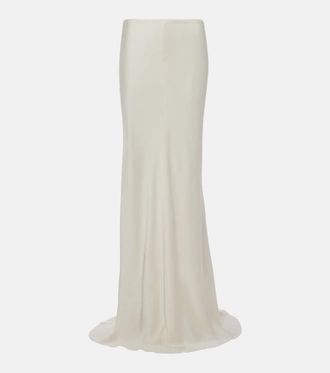 Victoria Beckham Jupe longue à taille haute