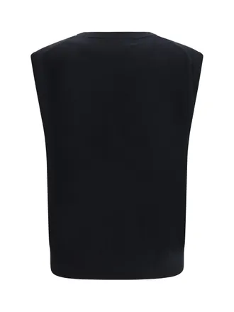 Extreme Cashmere Womens N&deg;423 Lord Sleeveless Sweater Raven
