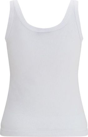 Dolce & Gabbana Womens White Cotton Tank Tops