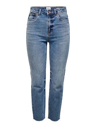 Only Damen ONLERIN HW DNM BJ14426 Straight Jeans, Medium Blue Denim, No Aplica/L32 (Herstellergr&ouml;&szlig;e: 28)