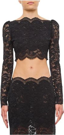 Paco Rabanne Femme, Blouses et Chemises, Noir, Taille: 40 FR Blouses