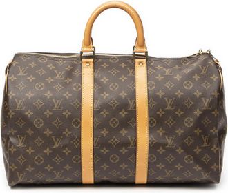 Louis Vuitton Crossbody Bags - Keepall 45 - Gr. unisize - in Braun - f&uuml;r Damen