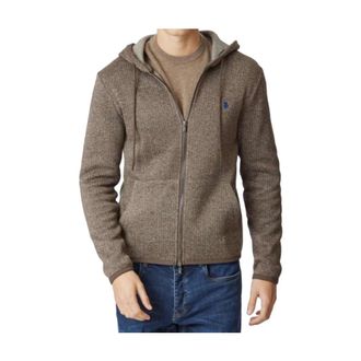 U.S.Polo Association Zip-throughs - - Sweatshirts & Hoodies - Herren - Beige - M