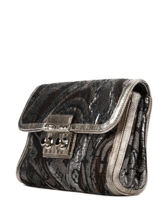 Louis Vuitton Brocade Thalie Clutch - Grau