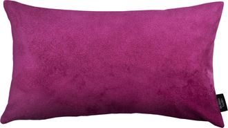 McAlister Textiles Matter Samt Knife Edge | Kissenbezug f&uuml;r Sofakissen in Fuchsia Pink | 60 x 40cm | erh&auml;ltlich in 25 Farben | griffester Samt | Kissenh&uuml;lle f&uuml;r Samtkiss