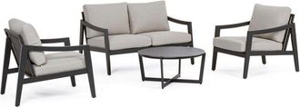 BIZZOTTO Set4 Wohnzimmer c-c Sirenus Anthrazit Yk13