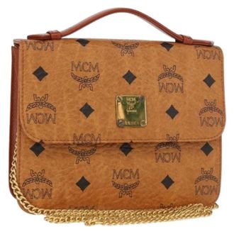MCM Pre-owned Mini Schultertasche - - Pre-owned - Damen - Braun - ONE SIZE