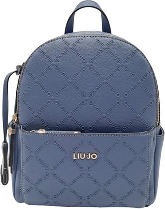 Liu Jo Femme, Sacs, Bleu, Taille: ONE Size Sac à Dos Pratique et Élégant avec Double Fermeture Éclair