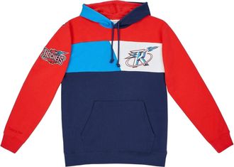 Mitchell & Ness Houston Rockets Color Blocked NBA Fleece Hoodie
