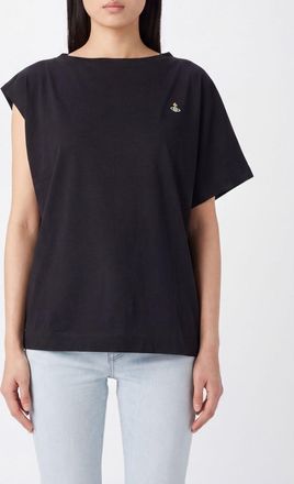 Vivienne Westwood Asymmetrisches One-Shoulder-Top Hebo aus Baumwolle mit Orb-Logo