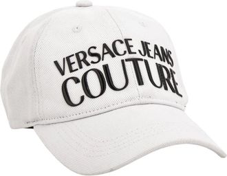 Versace Jeans Couture Femme, Accessoires, Blanc, Taille: ONE Size Logo Baseball Cap
