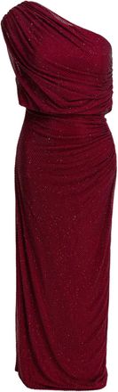 Self Portrait Robe mi-longue drap&eacute;e Self Portrait avec strass