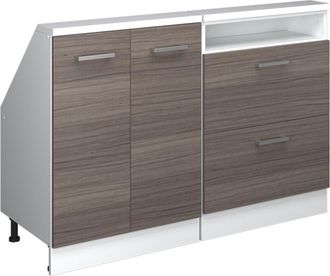 Vicco Ensembles de meuble de rangement sous pente Rion, gris noble/blanc, Lot de 2, Vicco