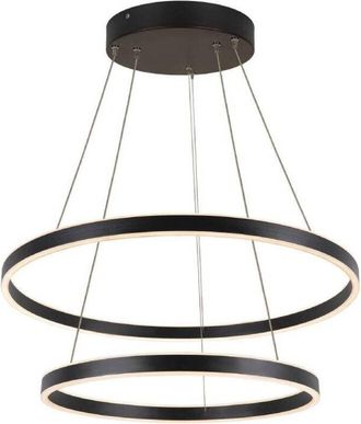 SLV Suspensions LED ONE DOUBLE suspension LED int&eacute;rieur up/down noir LED 55 W - SLV 1004767