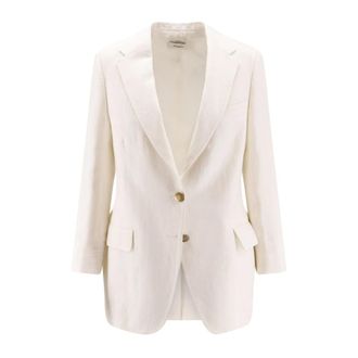 Saulina Milano Antonia Blazer - - Jackets - Damen - Wei&szlig; - L