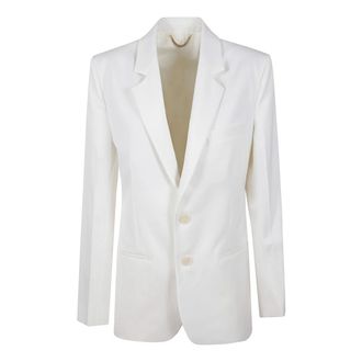 Victoria Beckham Klassischer taillierter Blazer - - Jackets - Damen - Wei&szlig; - XS