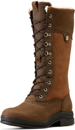 Ariat Womens Wythburn II Waterproof Insulated Boots in Java, B Medium Width, Size 38.5, by Ariat