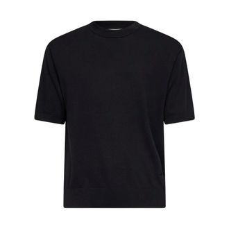 Laneus Maglietta Girocollo Mezza Manica - - Knitwear - Herren - Schwarzk - M