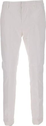 Dondup Homme, Pantalons, Blanc, Taille: W33 Pantalon Slim-fit