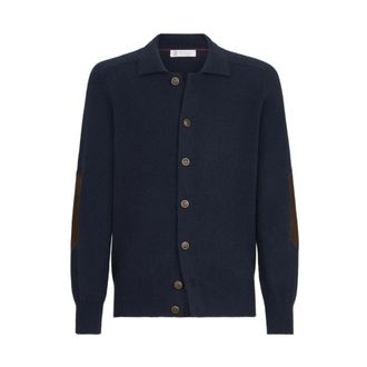 Brunello Cucinelli Kaschmirpullover - - Knitwear - Herren - Blau - 2XL