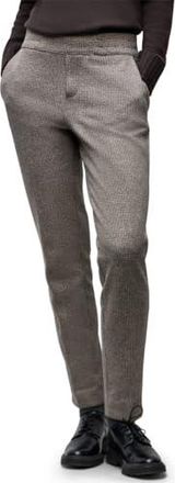 Street One 3717258 Pantalon Aspect mélangé, Marron Ultra Profond, 40W / 30L Femmes