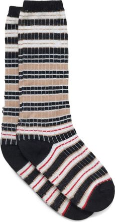 Marni chaussettes à rayures - Tons neutres