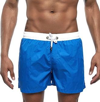 Generic Short de bain d&eacute;t&eacute; pour homme - Printemps et &eacute;t&eacute; - Pantalon de sport - Pantalon de natation et de plage - Short tendance d&eacute;contract&eacute; et doux pour les 