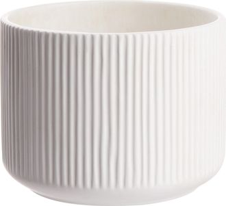 Butlers Blumentopf Ø17cm aus Dolomit -LIV- Pflanzentopf für innen und außen | Übertopf zur Dekoration von Balkon, Küche oder Wohnzimmer