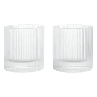 Ferm Living Verres Ripple - Set de 2 Ferm Living