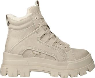 Buffalo Bottines Aspha NC Mid Warm - Femme - Chaussures - Beige - Taille: 40 EU