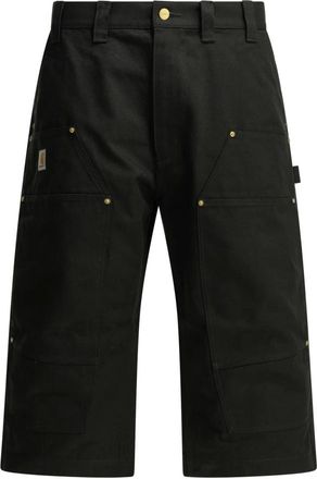 Junya Watanabe Wq-P911-S261 Pantalon de travail cargo - Homme - Shorts - Noir - Taille: L
