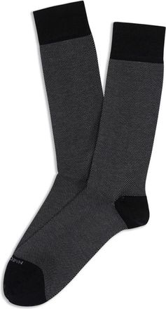 Marcoliani Calze al ginocchio fantasia occhio di pernice - - Underwear - Herren - Schwarzk - ONE SIZE