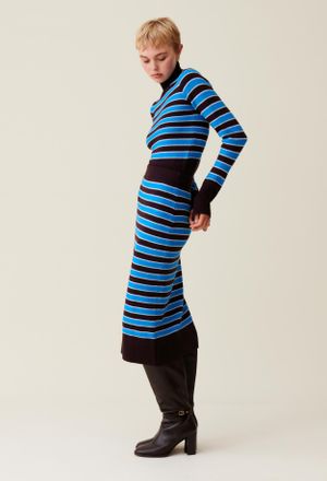 Claudie Pierlot Jupe maille rayures