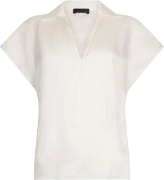 Liu Jo Femme, Blouses et Chemises, Blanc, Taille: 44 FR Blusa Scollo V