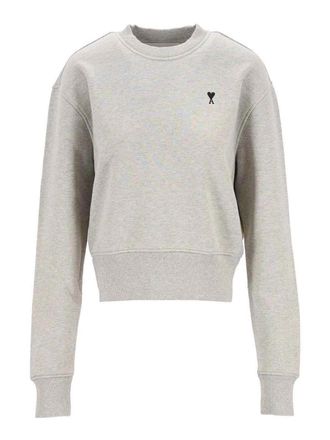 Ami Pull Col Rond - Gris