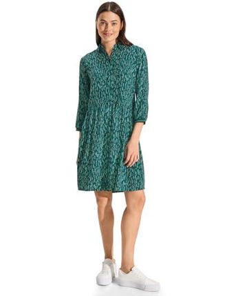 Cecil B144161 Robe imprim&eacute;e, Vert Kaki, XL Femmes, fir Green, Womens