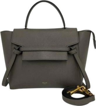 Celine Sac bandouli&egrave;re vintage doccasion - Femme - Pre-owned - Gris - Taille: ONE Size