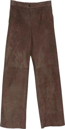 Antonelli Perlage Lederhose - - Trousers - Damen - Braun - L