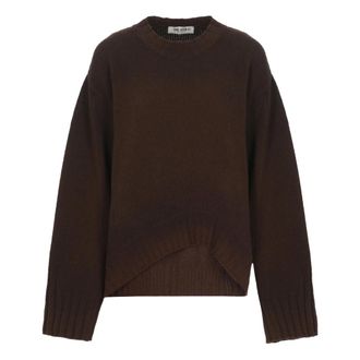 The Attico Asymmetrischer Pullover - - Knitwear - Damen - Braun - XS