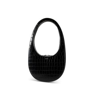 Coperni Sac &eacute;paule peau de crocodile Swipe en cuir