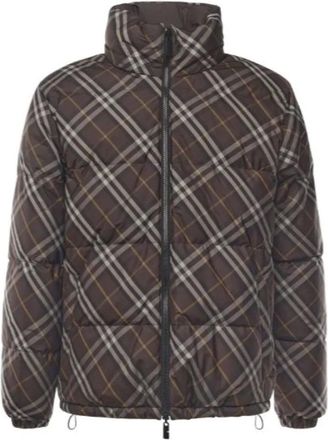 Burberry Femme, Vestes, Brun, Taille: 40 FR Snowdon Reversible Down Jacket