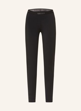super.natural Funktionsw&auml;sche-Hose artic230 Mit Merinowolle schwarz