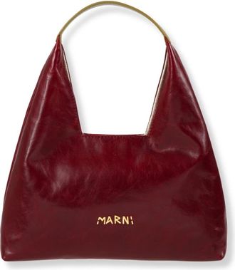 Marni Femme, Sacs, Rouge, Taille: ONE Size Trapeze Mini Top Handle Bag